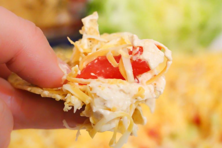 Oh So Easy Cold Taco Dip Recipe Only Six Ingredients