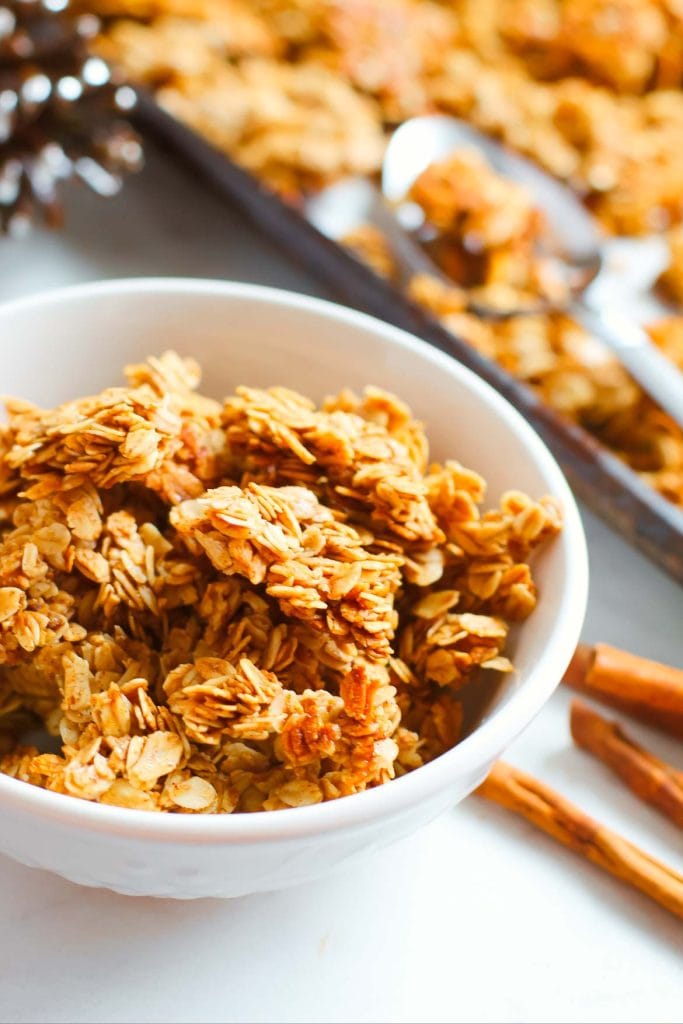 The Best Homemade Cinnamon Granola