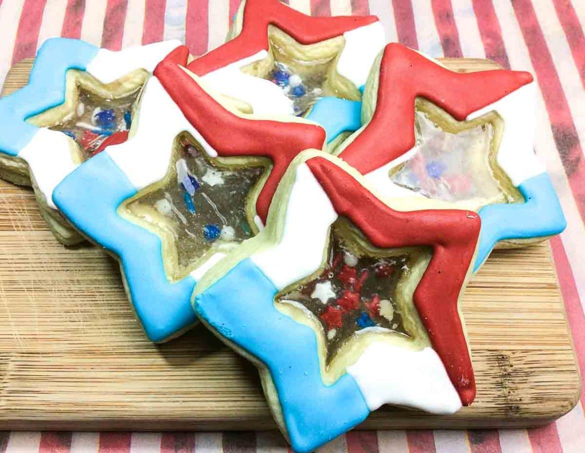 4th of July Star Sugar Cookies