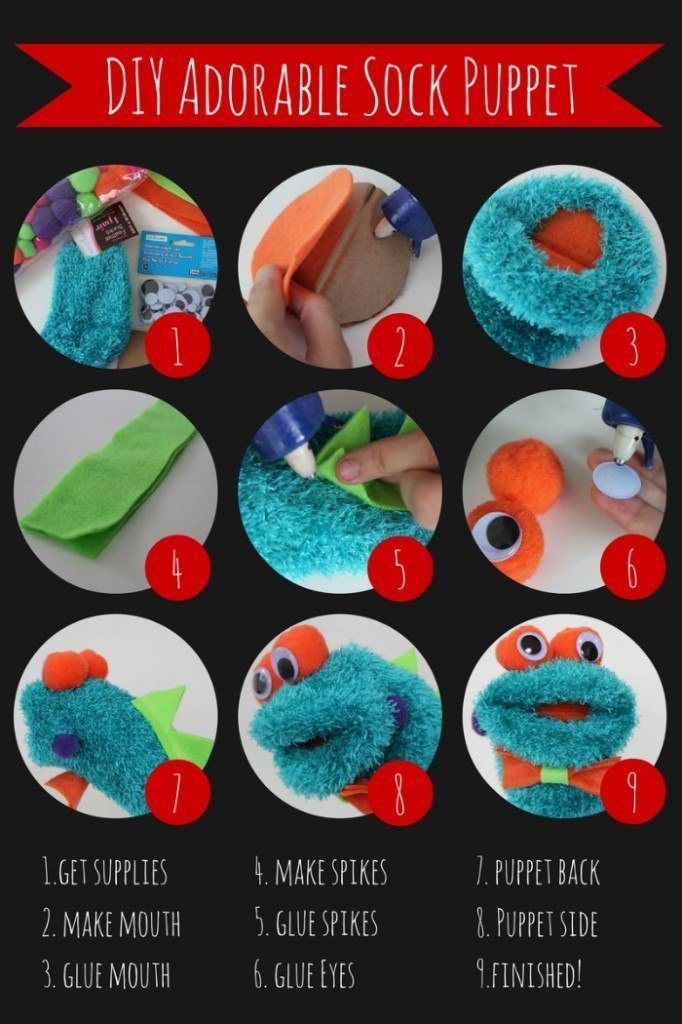 Make Your Own Adorable DIY Monster Sock Puppet
