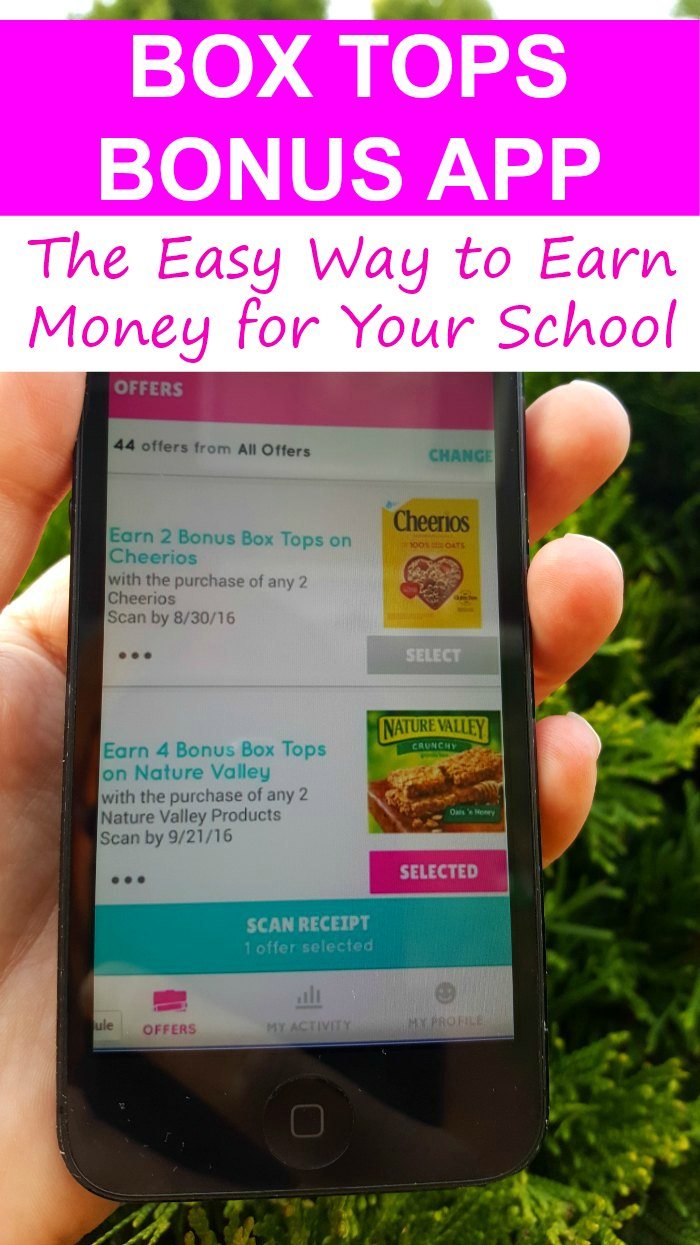 Box Tops Bonus App - The Easy Way to Earn Money for Your School