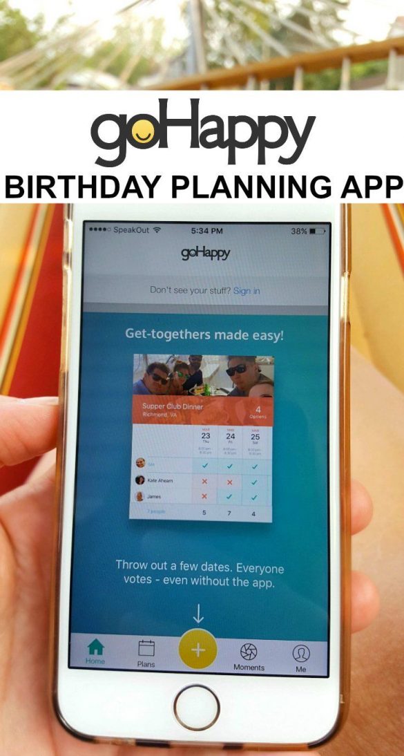 goHappy App Review for Birthday Planning