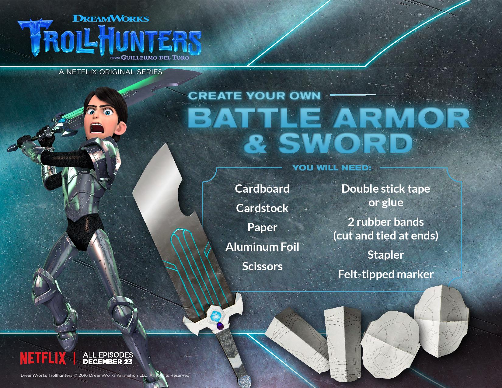 Trollhunters Costume and DIY Trollhunters Armor Picks